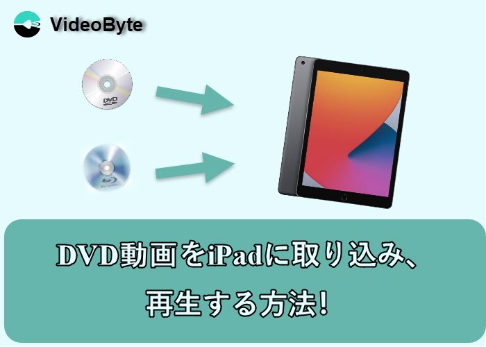 「2025最新」iPadでDVDを再生する方法3選！iPadにDVDを取り込む手順を徹底解説
